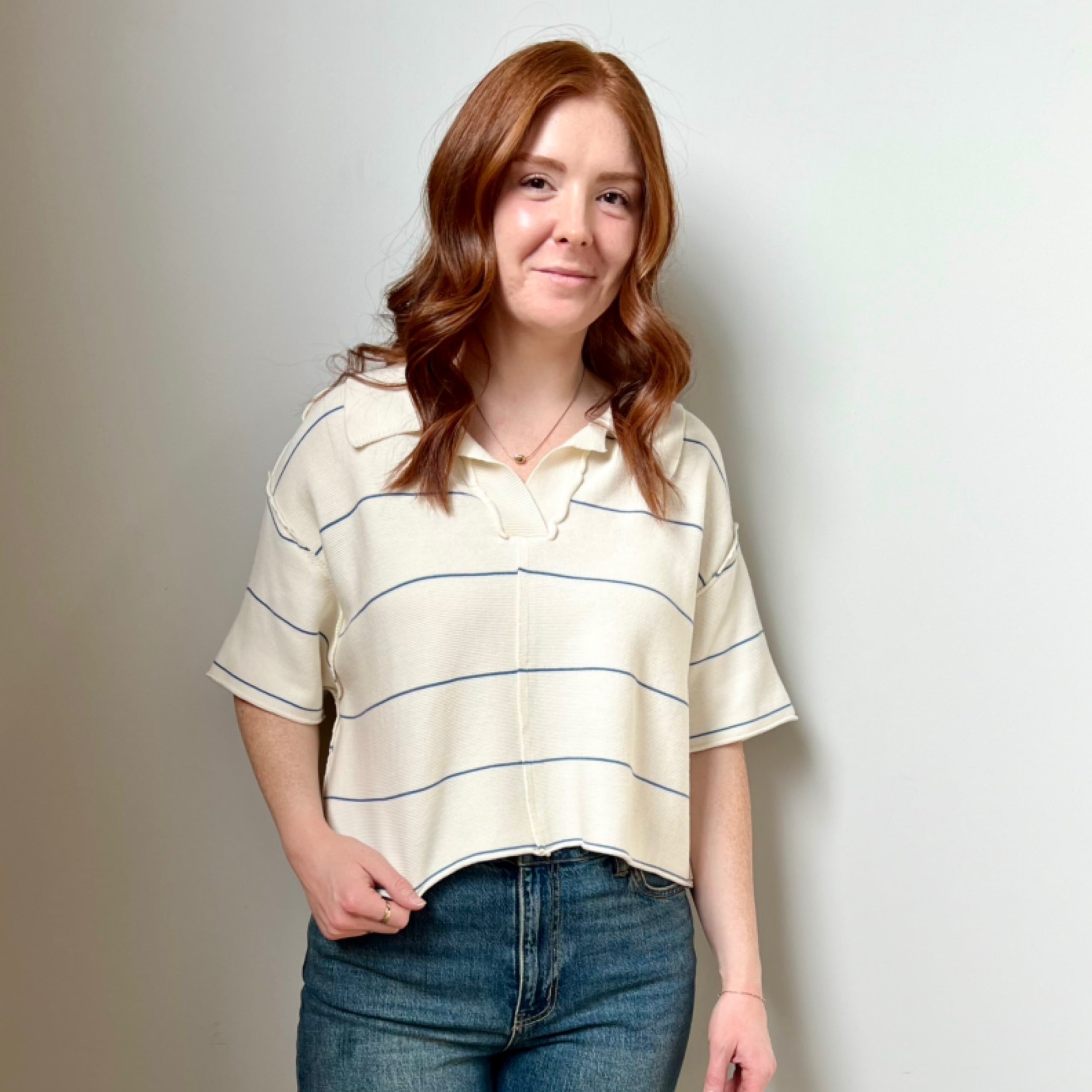 Parker collared knit | LenAnn